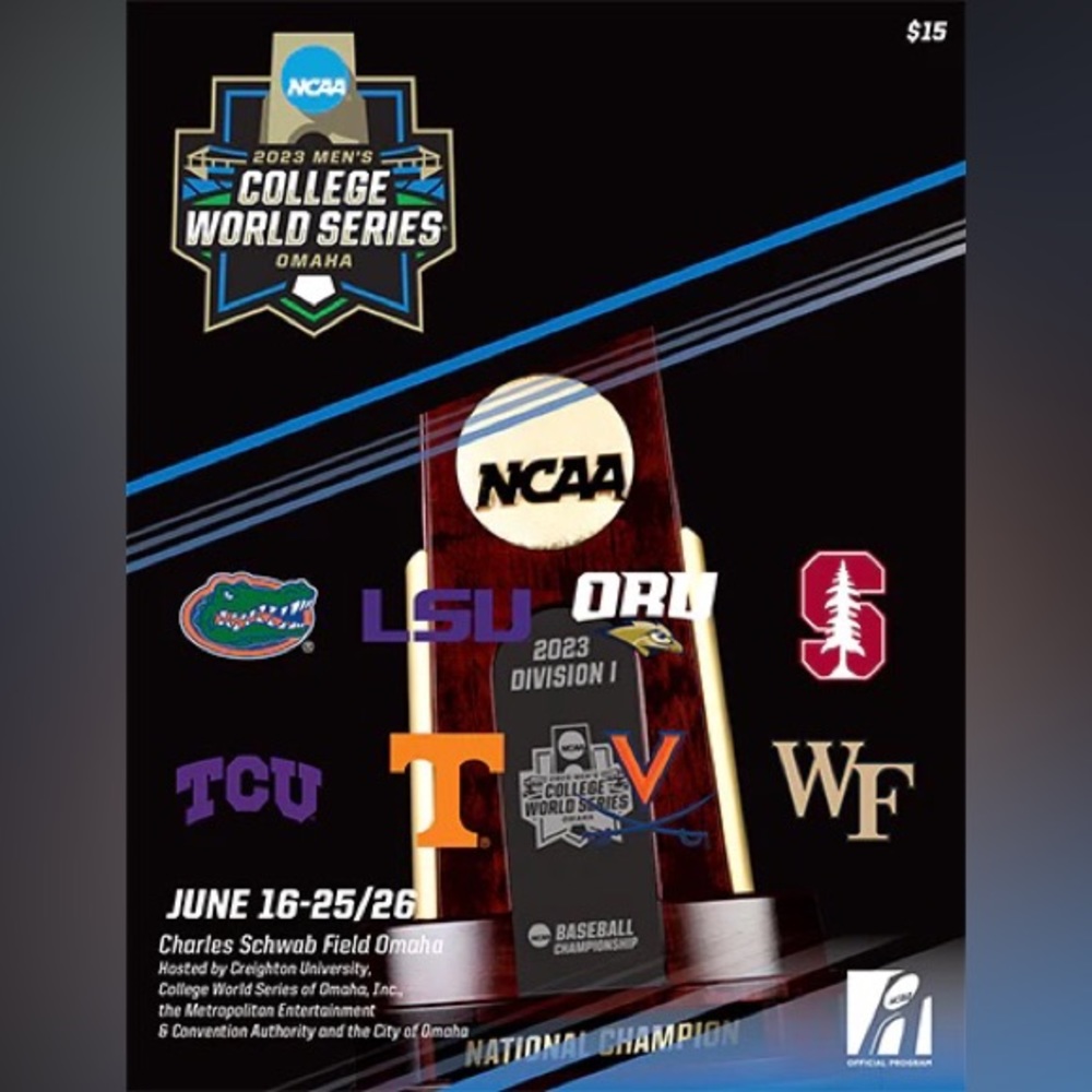 2023 Ncaa Men's College World Series Official Program - Gem